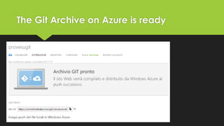 Git, gitHub, Azure and Visual Studio | PPTX | Technology & Computing