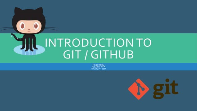 Introduction to Git / Github | PPT
