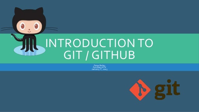 Introduction To Git Github 5138