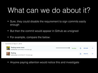 GPG Signing Git Commits | PPT