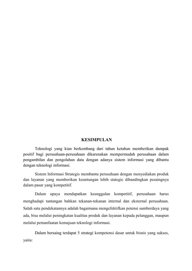 Githa mahulete 43219110166 artikel pengantar sistem informasi SISTEM INFORMASI UNTUK PERSAINGAN ...