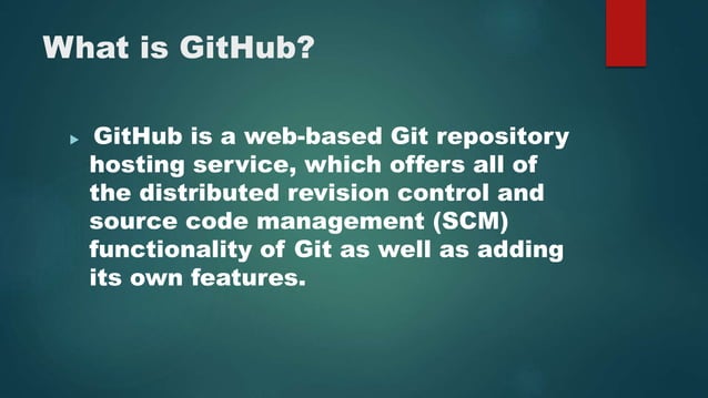 Git hub | PPT