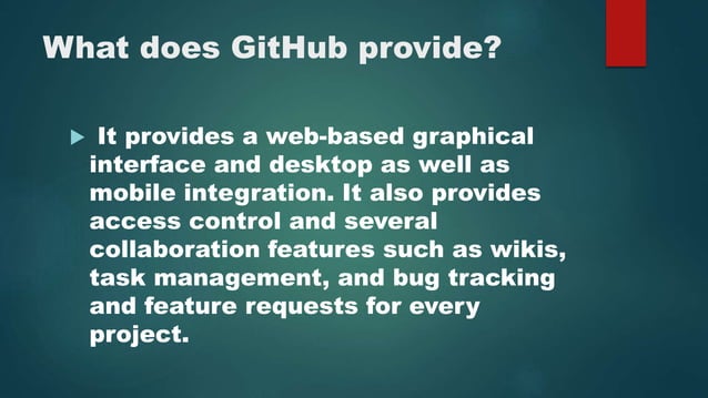 Git hub | PPT