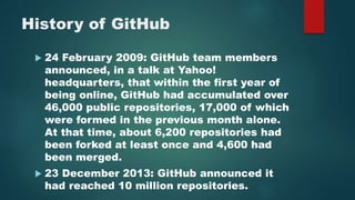 Git hub | PPT