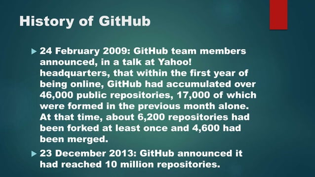 Git hub | PPT
