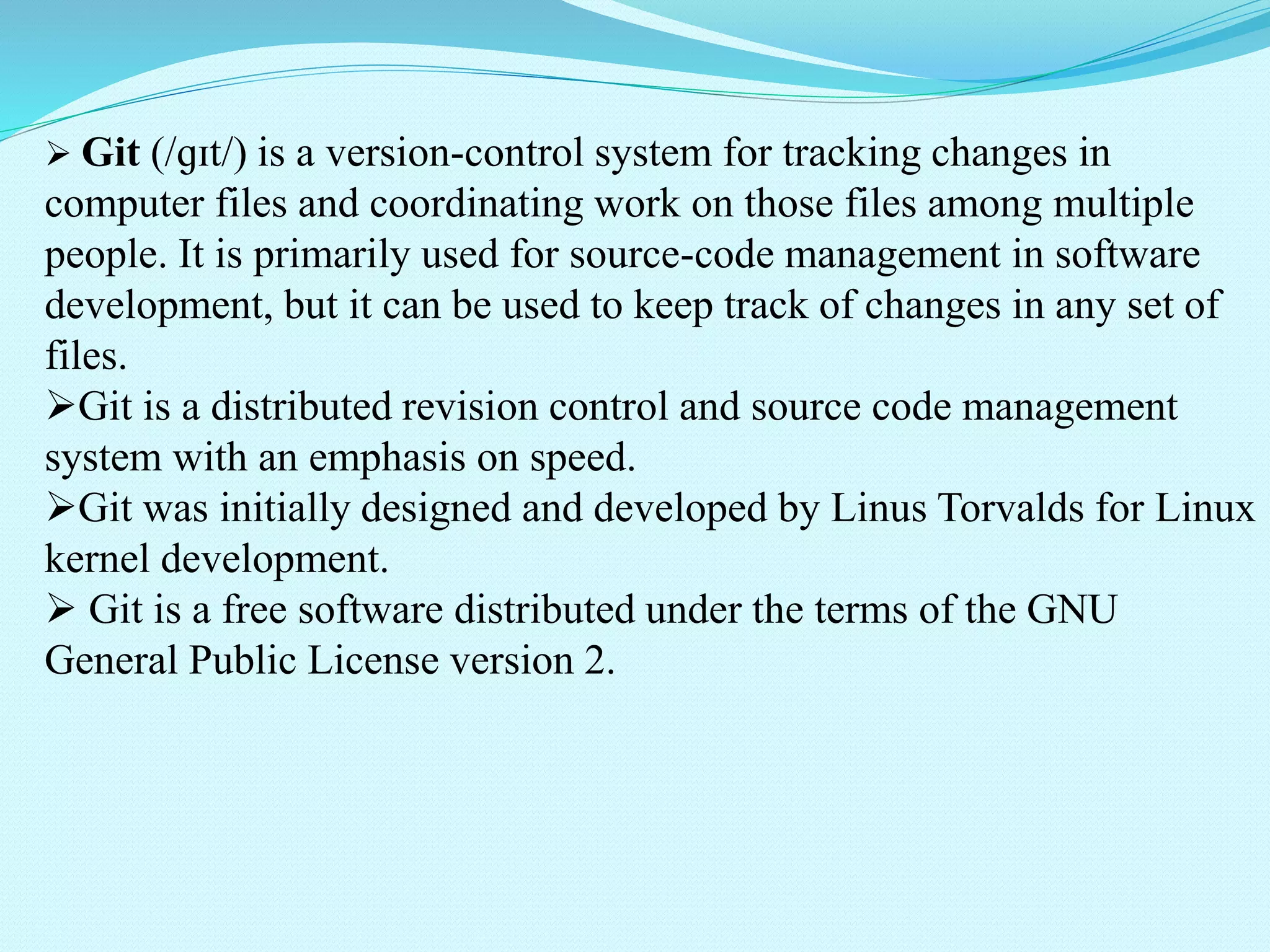 Git hub_pptx | PPTX | Operating Systems | Computer Software and Applications
