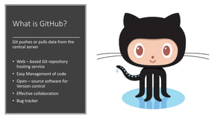 Git hub ppt presentation | PPTX