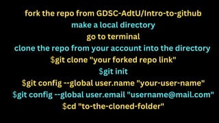 Contributing to Open Source with GitHub GDSC | PPT