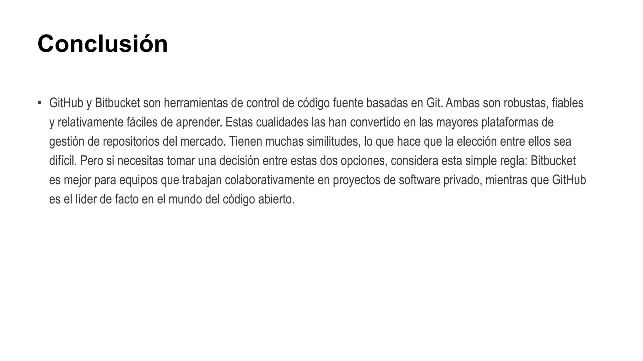 Sistema de control de versiones Github para desarrolladores | PPTX