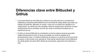 Sistema de control de versiones Github para desarrolladores | PPTX