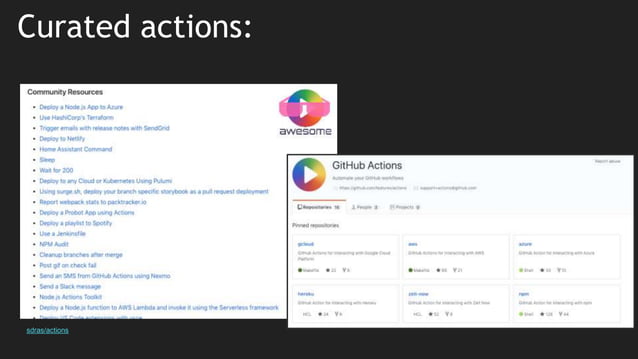 Container based CI/CD on GitHub Actions | PPT