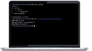 Container based CI/CD on GitHub Actions | PPT