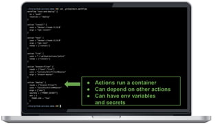 Container based CI/CD on GitHub Actions | PPT