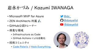 GitHub Actions と Azure PaaS でプルリクエストごとに環境を ～ Azure Static Web Apps と Container Apps | PPT