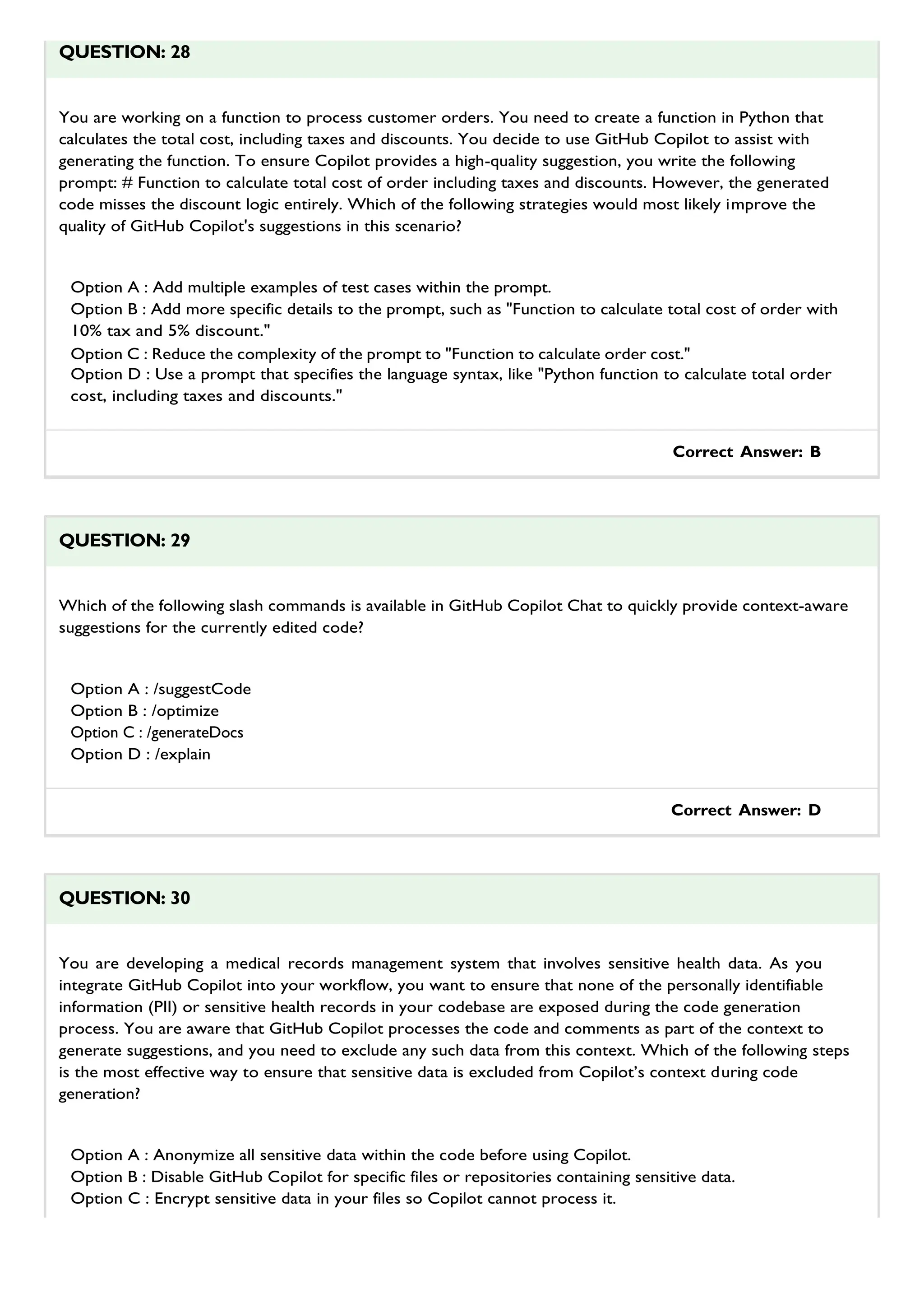 Real GitHub Copilot Exam Dumps for Success | PDF