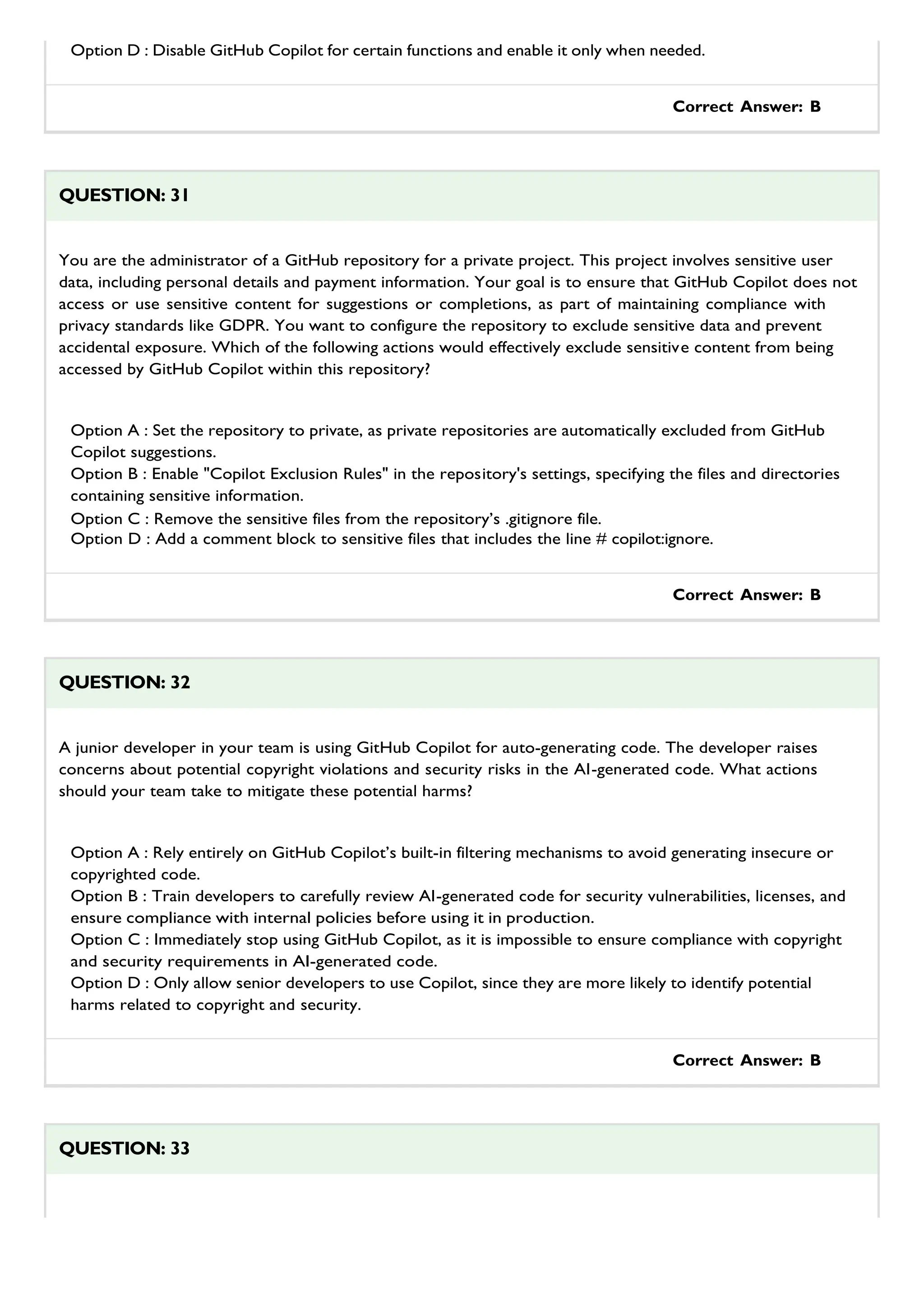 Real GitHub Copilot Exam Dumps for Success | PDF