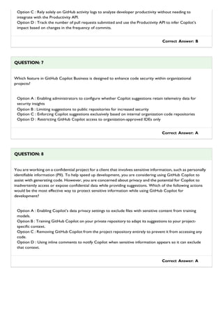 Real GitHub Copilot Exam Dumps for Success | PDF