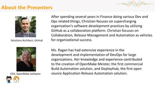 Increase the Velocity of Your Software Releases Using GitHub and ...