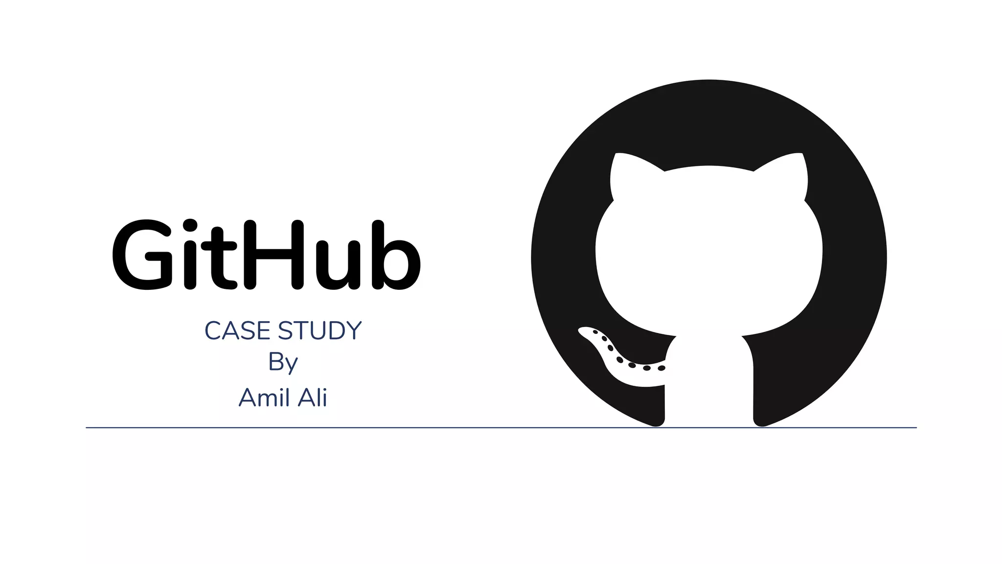 Github Case Study By Amil Ali | PDF