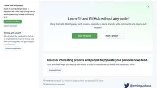 Say Hello to awesomeness: Let’s learn the essentials of GitHub | PPT | Free Download
