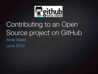 Contributing to Open Source via GitHub | PPT