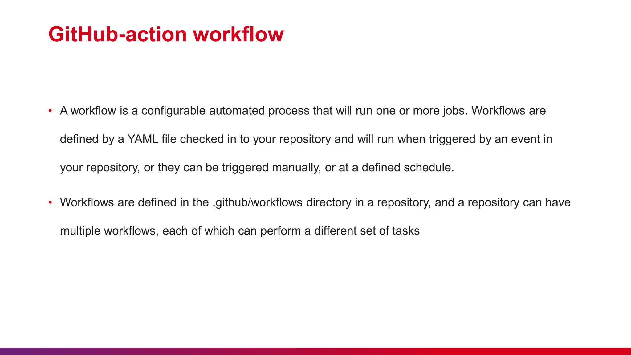 Introduction to Github action Presentation | PPTX