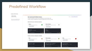 Git hub actions | PPT