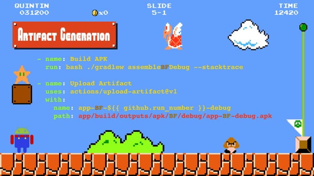 Git Hub Actions Android Ci Pipeline Ppt