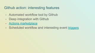 Intro to Github Actions @likecoin | PDF