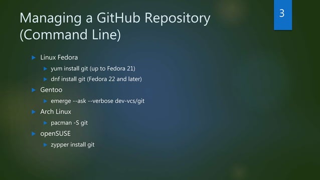 GitHub Basics - Derek Bable | PPTX | Web Development | Internet