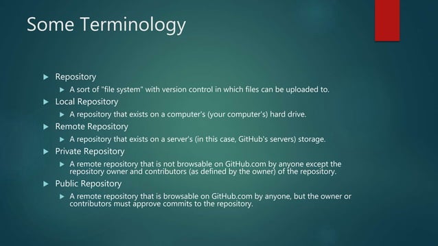 Github Basics Derek Bable Ppt