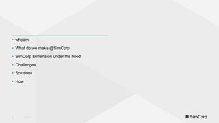 GitHub constellation 2017 SimCorp | PDF