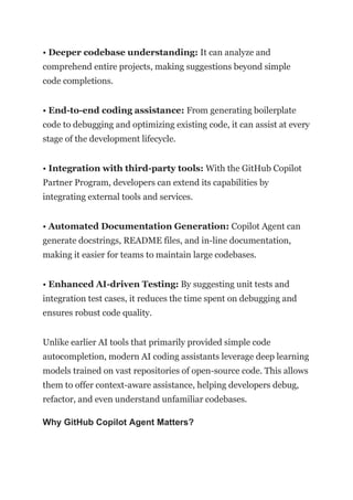 GitHub Copilot Agent and the Rise of AI Coding Assistants.pdf