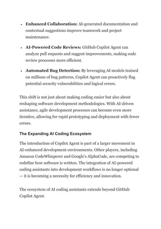GitHub Copilot Agent and the Rise of AI Coding Assistants.pdf