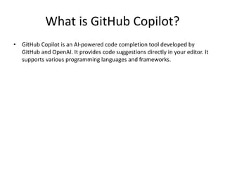 GitHub_Copilot_Presentation_For_Bachlor_Student_level | PPTX