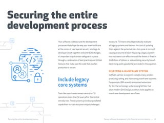 GitHub: Secure Software Development for Financial Services | PPT
