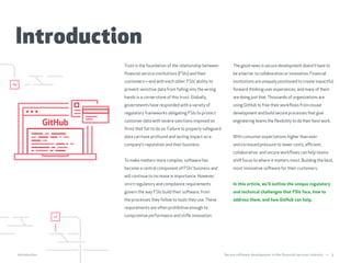 GitHub: Secure Software Development for Financial Services | PPT