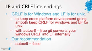 Git(hub) for windows developers | PPT