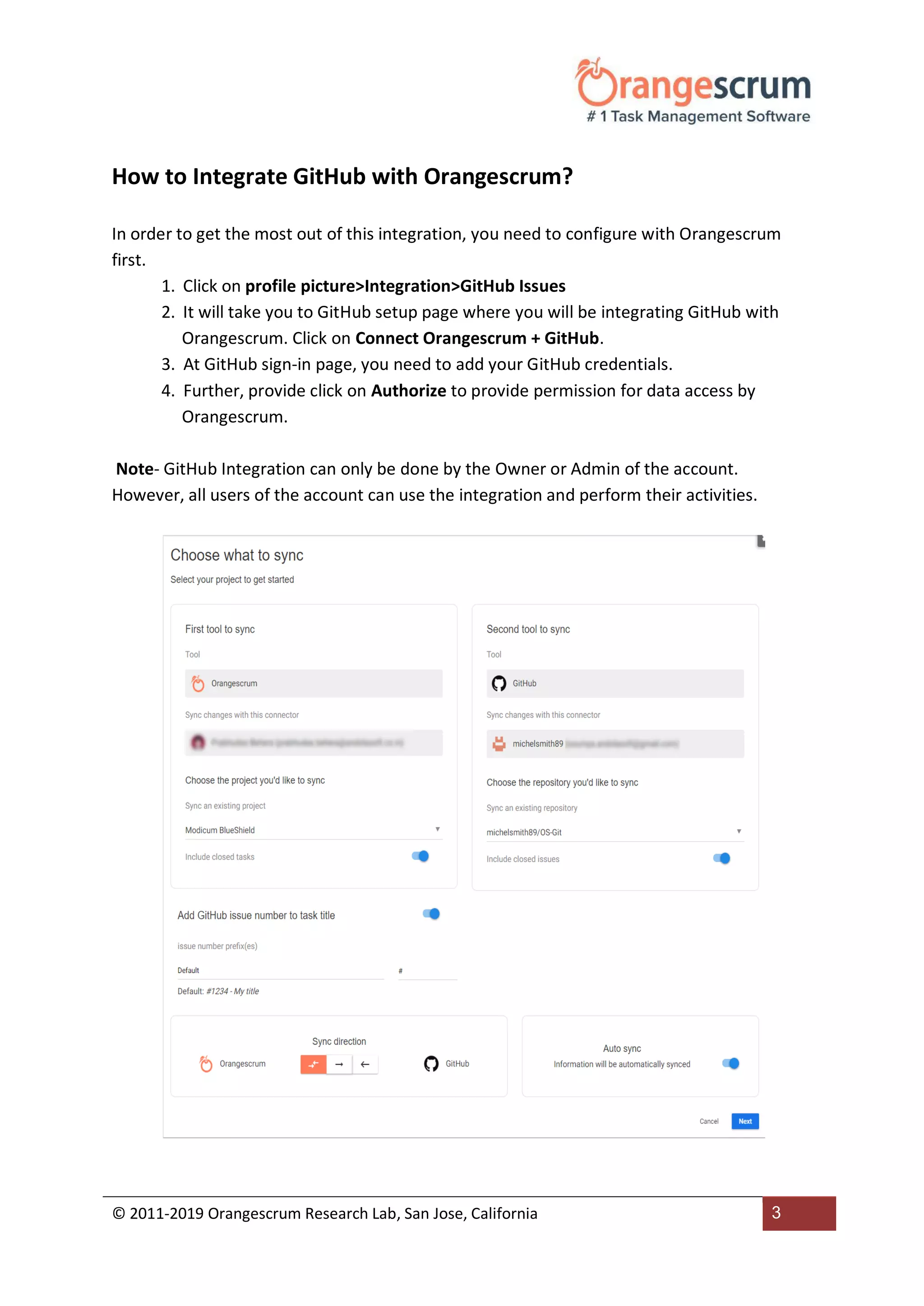 Github Integration For Orangescrum Cloud Released Pdf Web