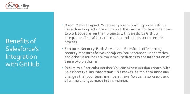 Github Integration With Salesforce In 4 Steps Pdf