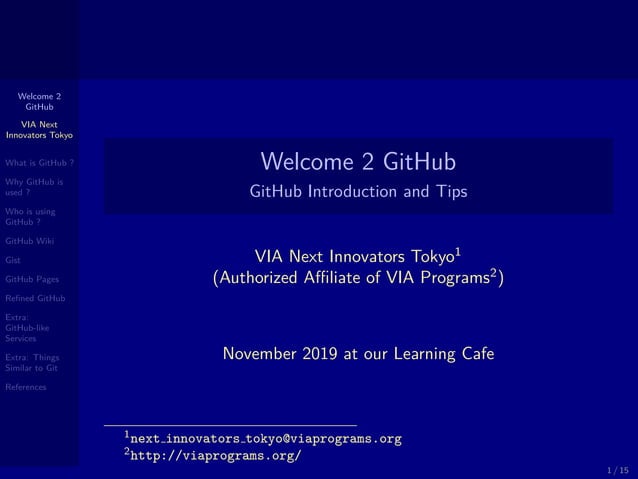 GitHub Introduction | PPT