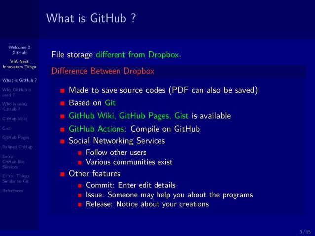 Github Introduction Ppt