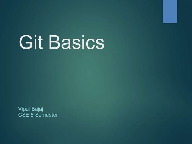 Git Basics | PPTX