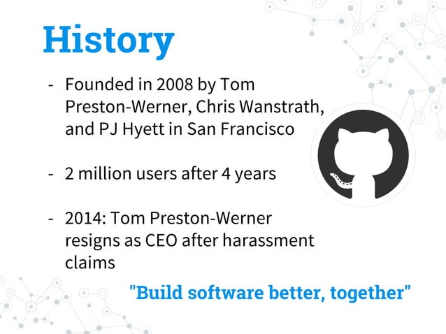 Mitch Gildenberg - Github presentation | PPT