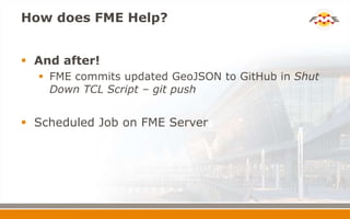 FME-Based Tool for Automatic Updating of Geographical Git Repositories ...