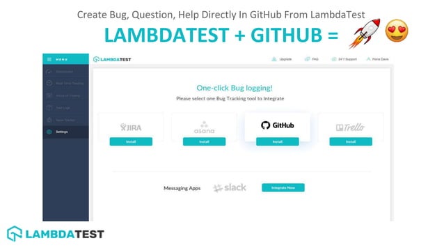 LambdaTest + GitHub = Seamless Software Testing Experience 🚀😍 | PPT