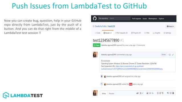 LambdaTest + GitHub = Seamless Software Testing Experience 🚀😍 | PPT