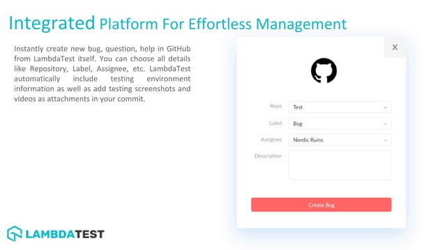 Lambdatest Github Seamless Software Testing Experience 馃殌馃槏 Ppt 2716