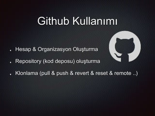 Git ile versiyon kontrolü | PPTX