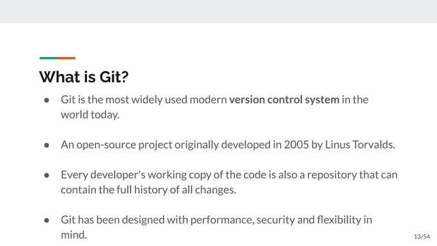 Git introduction for Beginners | PPT
